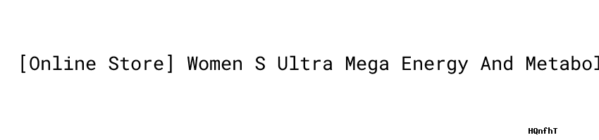 [Online Store] Women S Ultra Mega Energy And Metabolism Reviews - Green ...